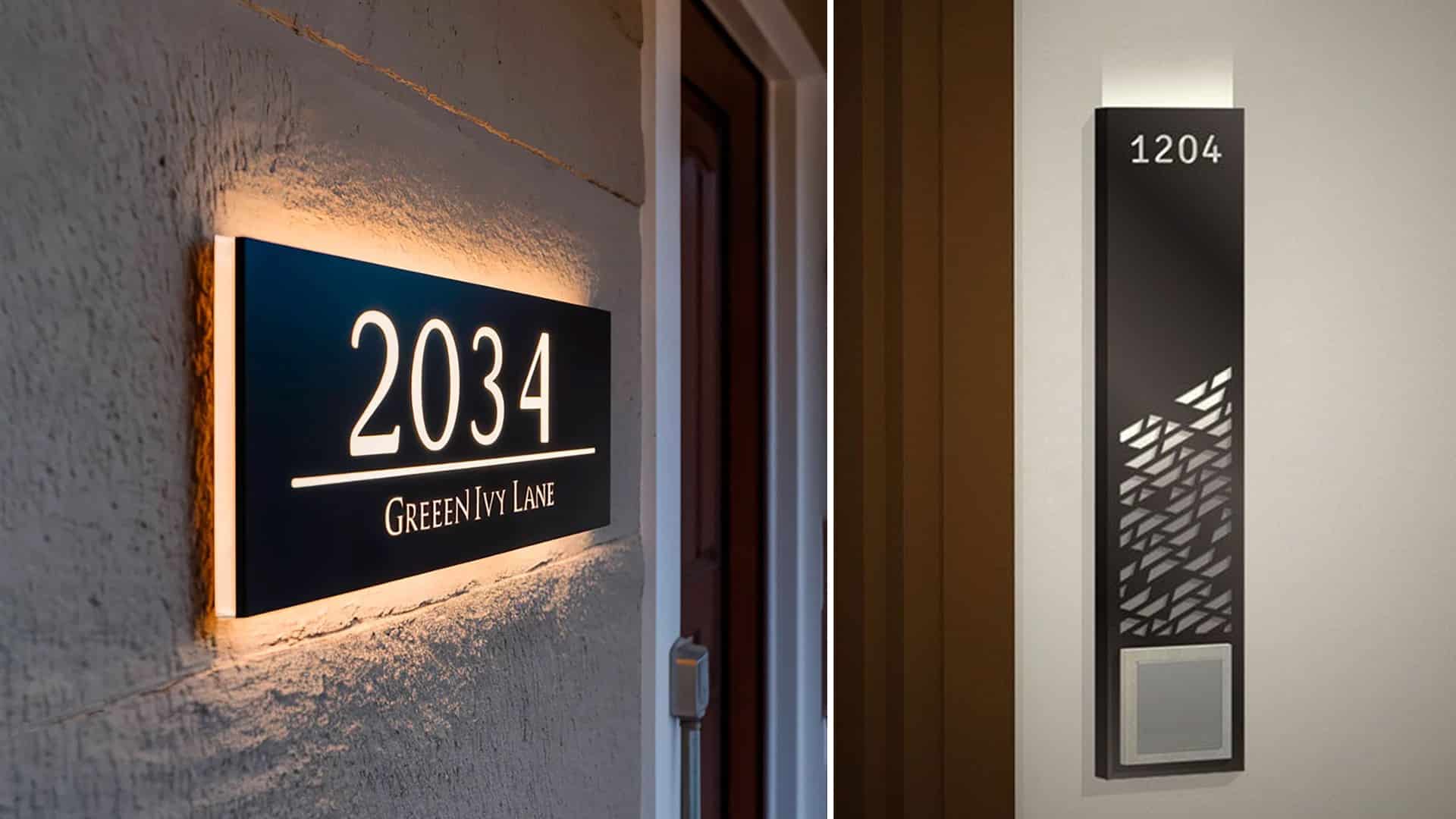 Front Door Number Styles for 2025 | SignArt Pro